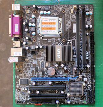 MSI/微星 G41M-P26 775针DDR3 G41主板带IDE拼P5G41T-M LX_虎窝淘