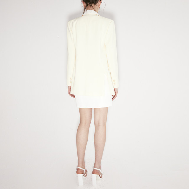 INSPIRE STORIES suit contrast collar spring and autumn casual versatile ...