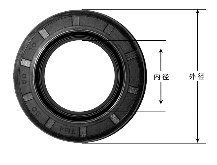 TC TG4丁青骨架油封内径65*100*105*110*115*120*10*12*13水封O圈_虎窝淘