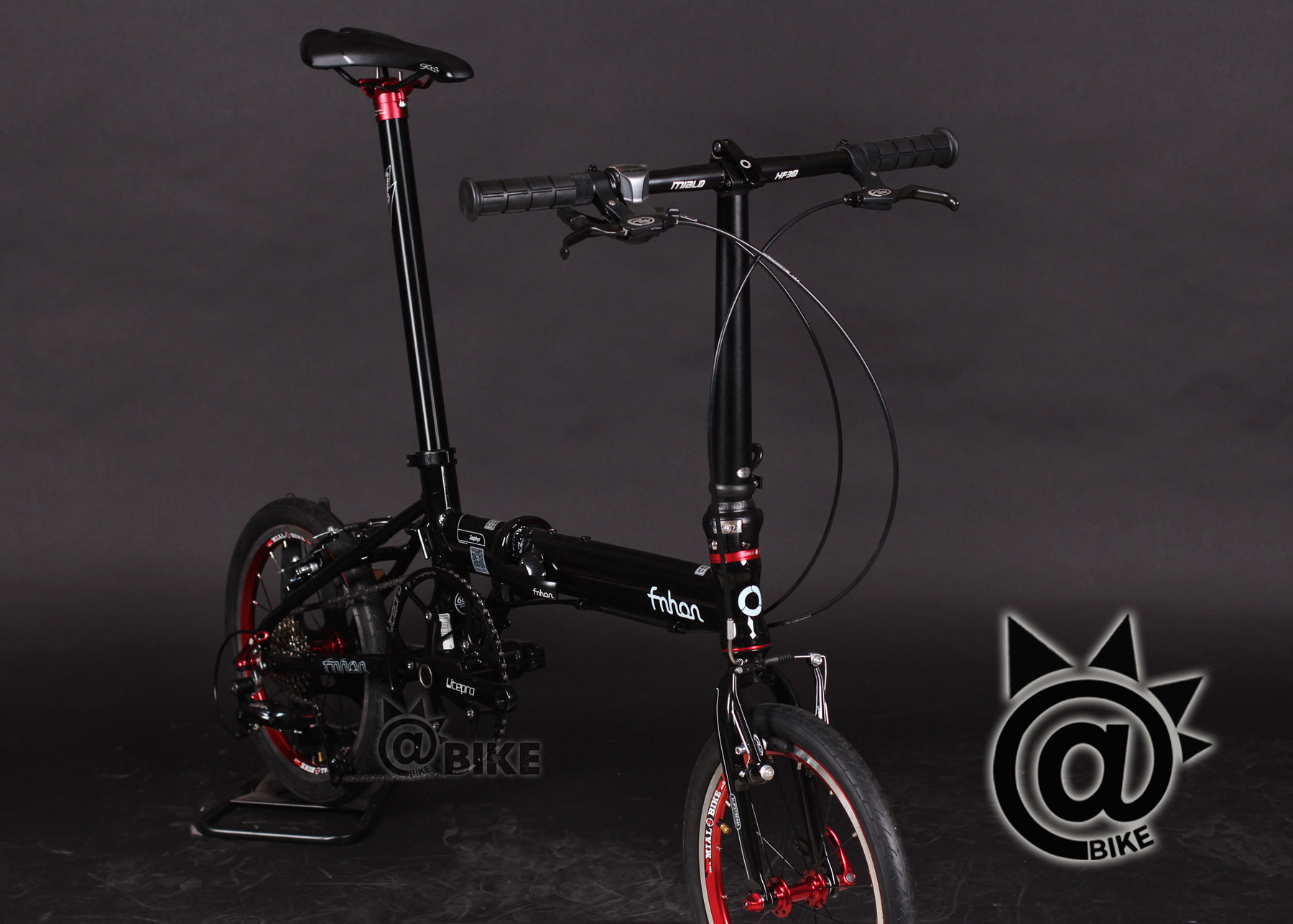 @BIKE FNHON风行 16寸折叠单速整车组装任意DIY_虎窝淘