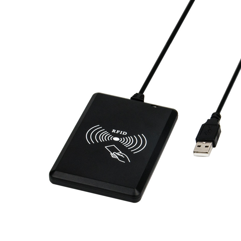 ID/IC卡双频读卡器射频阅读器USB通讯无驱门禁发卡器身份证读卡器_虎窝淘