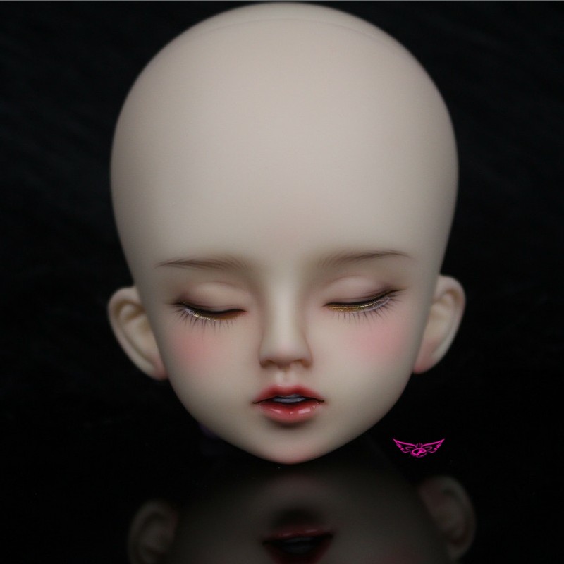 灰羽人形全眠百里香 4分树脂练妆画化头SD/ BJD娃娃单头素头_虎窝淘