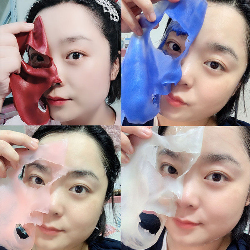 韩国玫瑰凝胶软膜粉面膜粉芦荟红酒黄金烟酰胺透白补水提亮美容院_虎窝淘