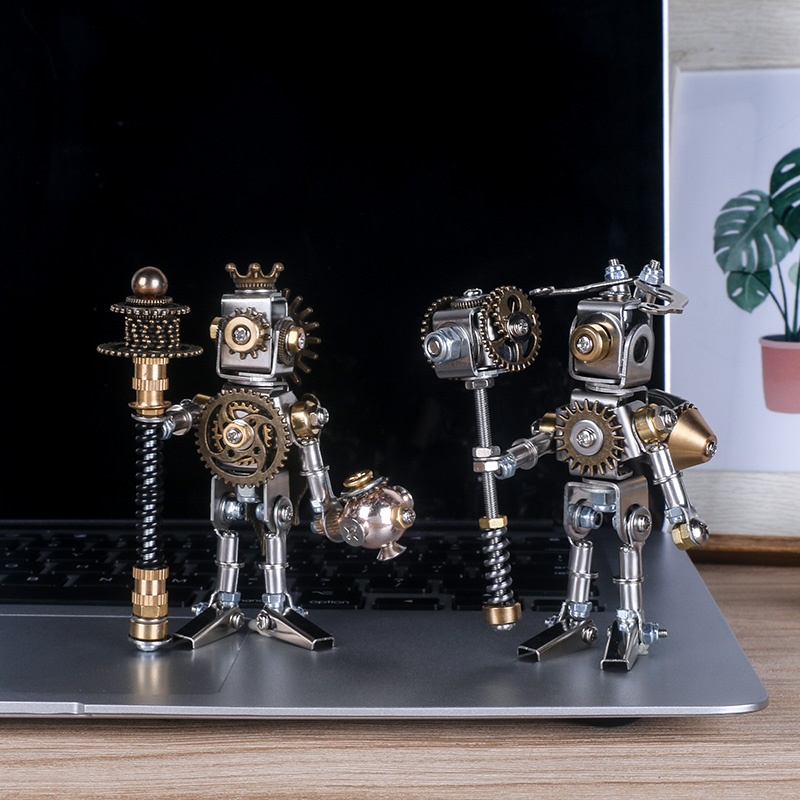 Steampunk Robot Blind Box Toys Mechanical Assembly Doll Art ...
