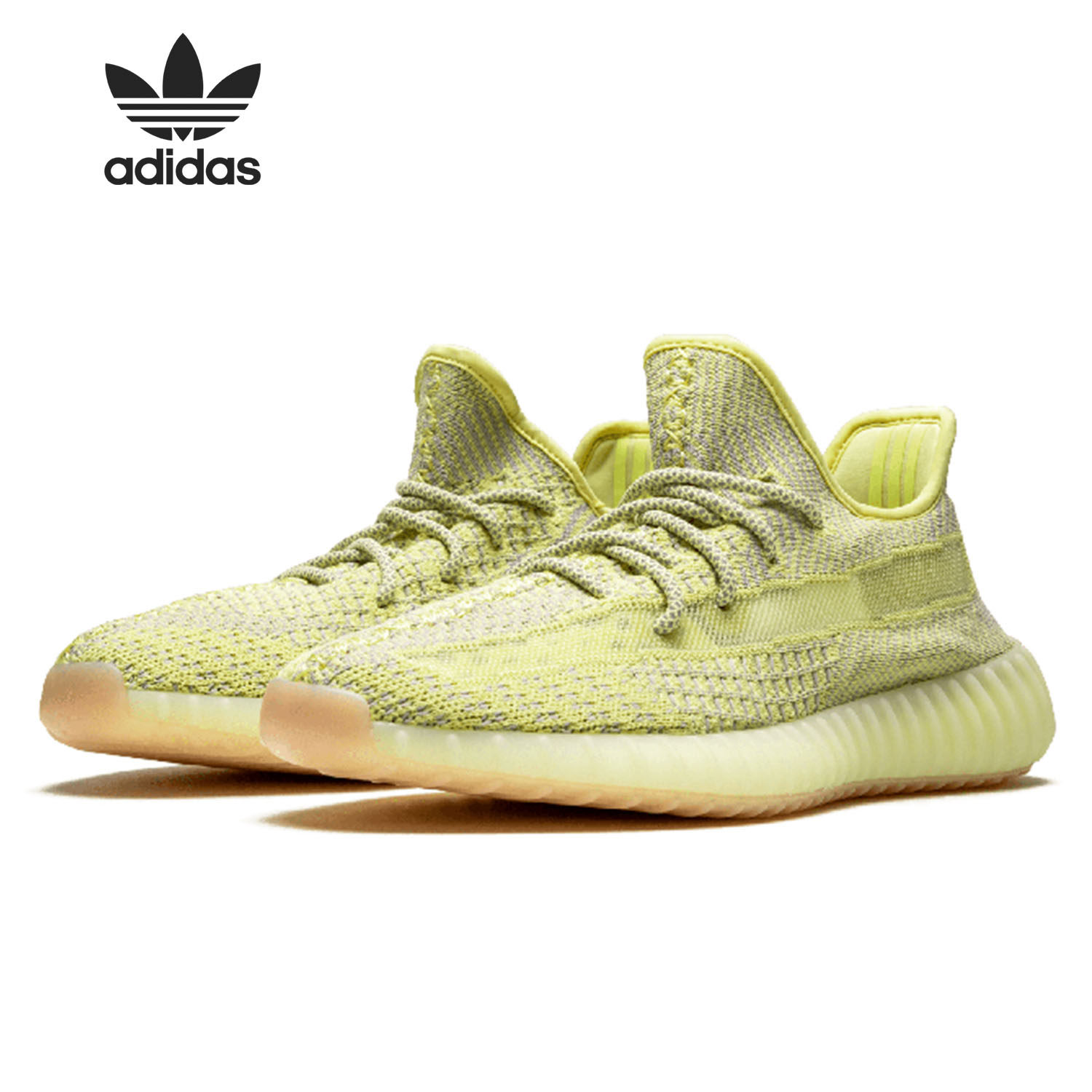 Adidas/阿迪达斯正品YEEZY 350 V2男女椰子新芝麻跑步鞋 FW3042_虎窝淘