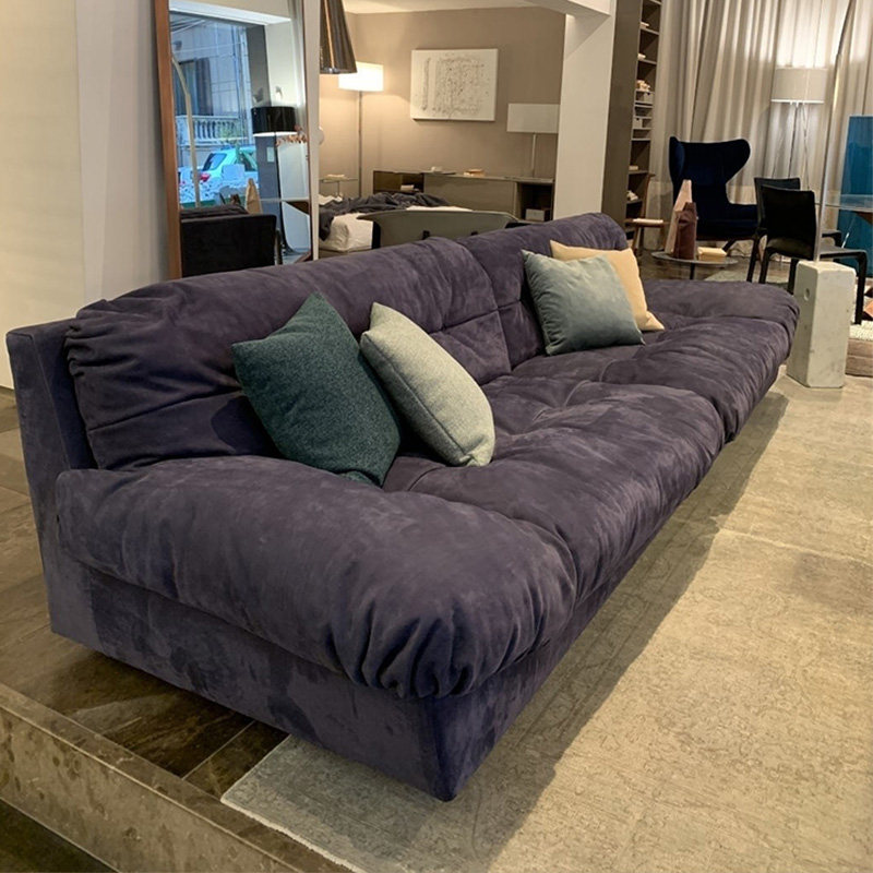 milano云朵沙发白敬亭同款baxter北欧轻奢极简小户型客厅布艺羽绒_虎窝淘