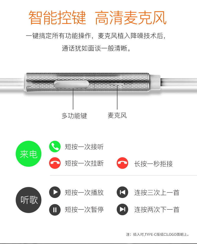 TPYEC耳机适用VIVOX50 IQOO8PRO扁头IQOO7 OPPORENO4 IQOO5 iq007_虎窝淘