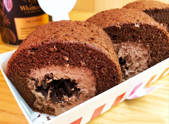 上海特产美食代购红宝石巧克力蛋糕卷3块/盒奶油蛋糕点心下午茶_虎窝淘