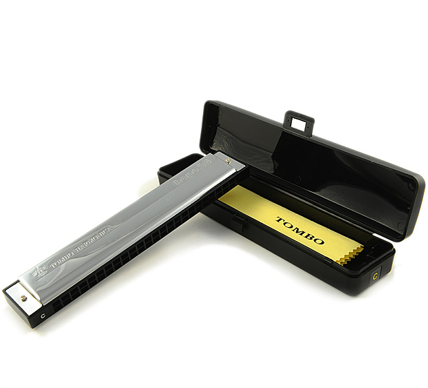 日本TOMBO通宝6624高水平演奏初学成人儿童新手复音HOPE24孔口琴_虎窝淘