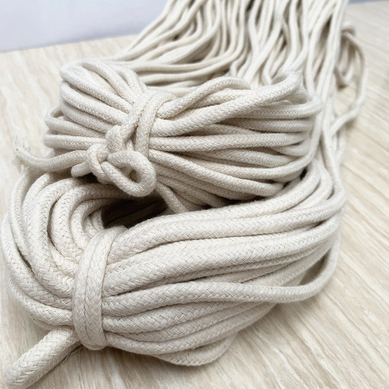 柔软纯棉绳包芯棉绳裤腰绳捆绑绳强吸水棉绳DIY手工绳辅料_虎窝淘