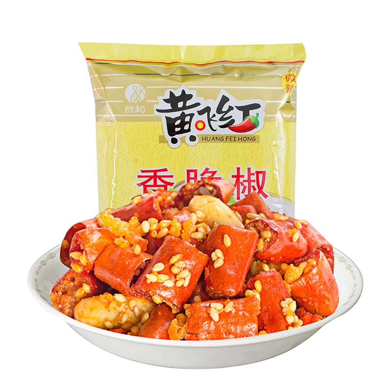 黄飞红麻辣香脆辣椒圈酥308/452g组合黄飞鸿花生米休闲零食下酒菜_虎窝淘