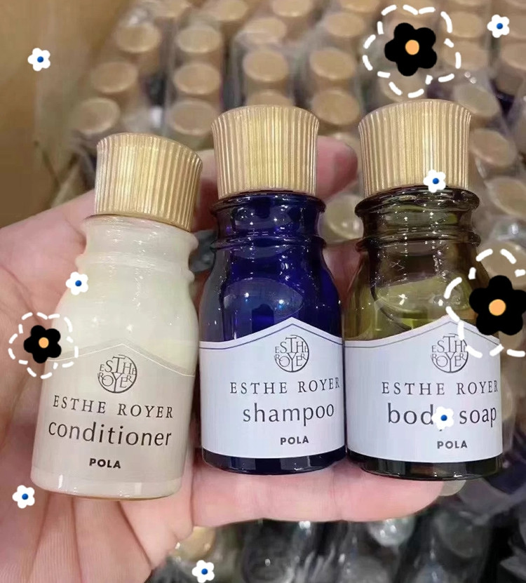 日版 POLA宝丽 ESTHE ROYER海洋植物沐浴+洗护旅行套装清爽型_虎窝淘