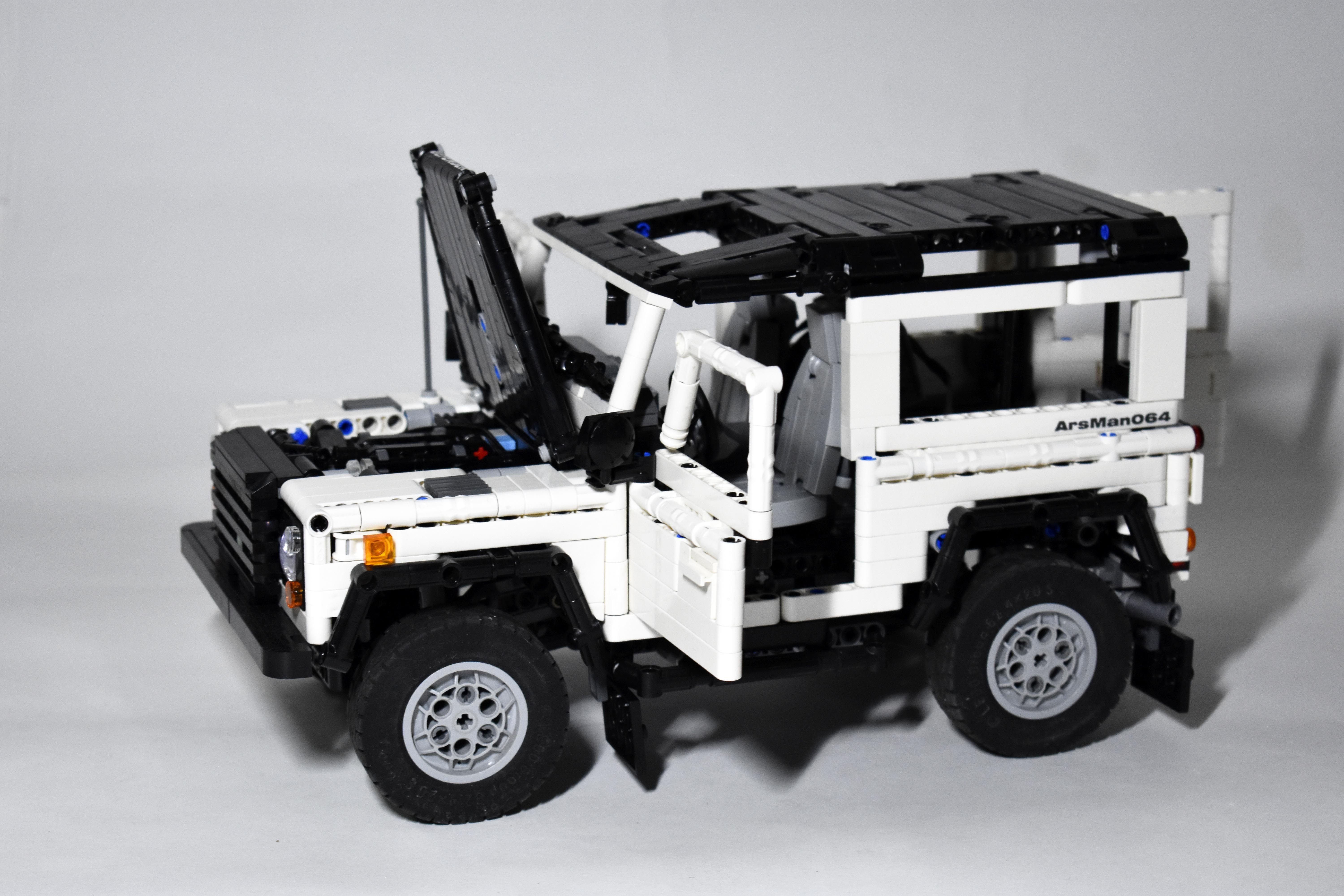 乐高科技 MOC零件包 Land Rover Defender 90路虎卫士遥控模型_虎窝淘