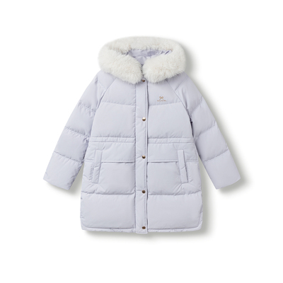 巴拉巴拉羽绒服女童户外防护加厚