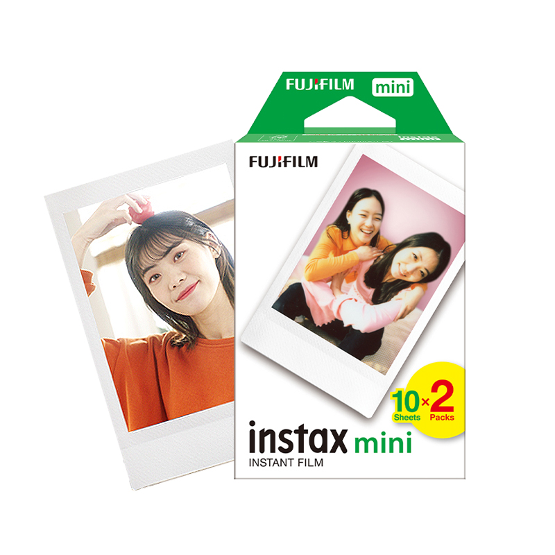 Fujifilm/富士拍立得相纸一次成像迷你胶片相机相片纸白边相纸 mini12/7c/7+/8/9/25/90/11/40/evo花边相纸_虎窝淘