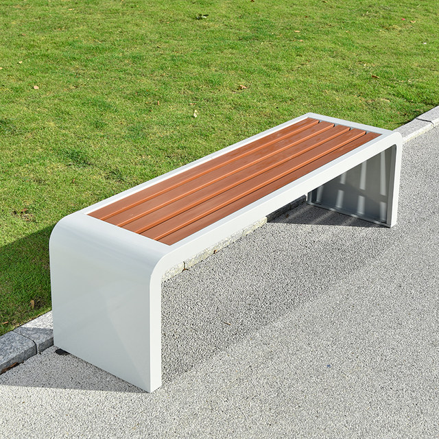 Park chairs, outdoor benches, iron anti-corrosion plastic wood stools ...