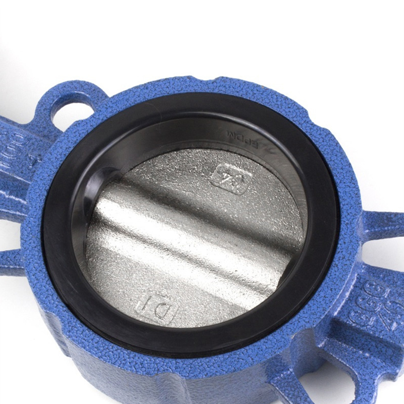 D71x-16Q手动对夹蝶阀铝合金手柄衬胶耐磨40不泄漏dn50 65 80 100_虎窝淘