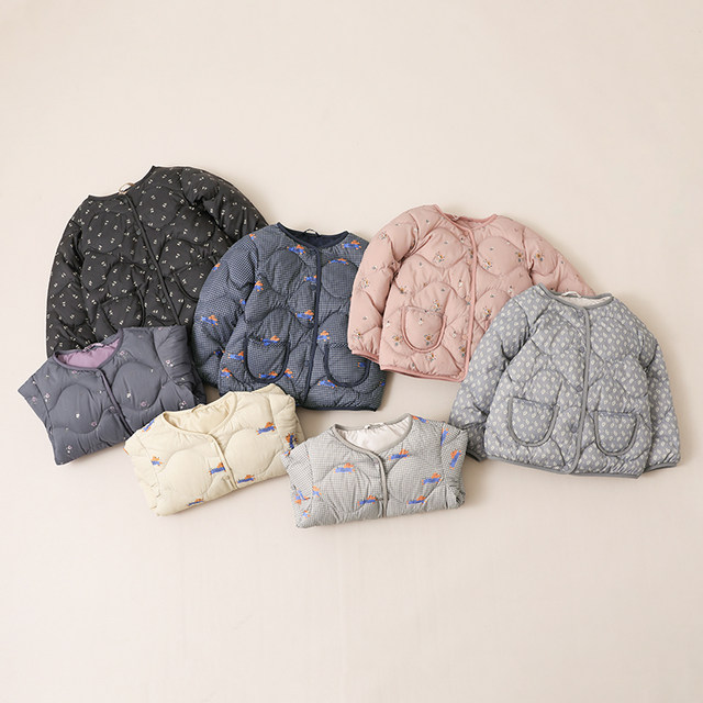 Kangyier children's thin down jacket inner liner for girls in autumn ...