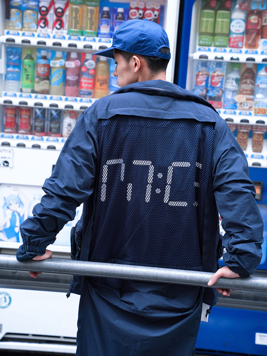 Mind Error Tech Jacket秋冬机能多口袋隐藏印花夹克情侣外套潮_虎窝淘