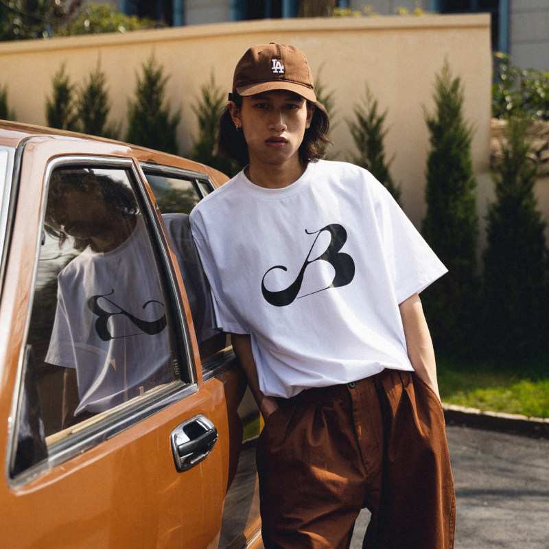 BDCT 23SS夏季宽松圆领短袖T恤男潮牌克莱因蓝国潮休闲半袖体恤_虎窝淘