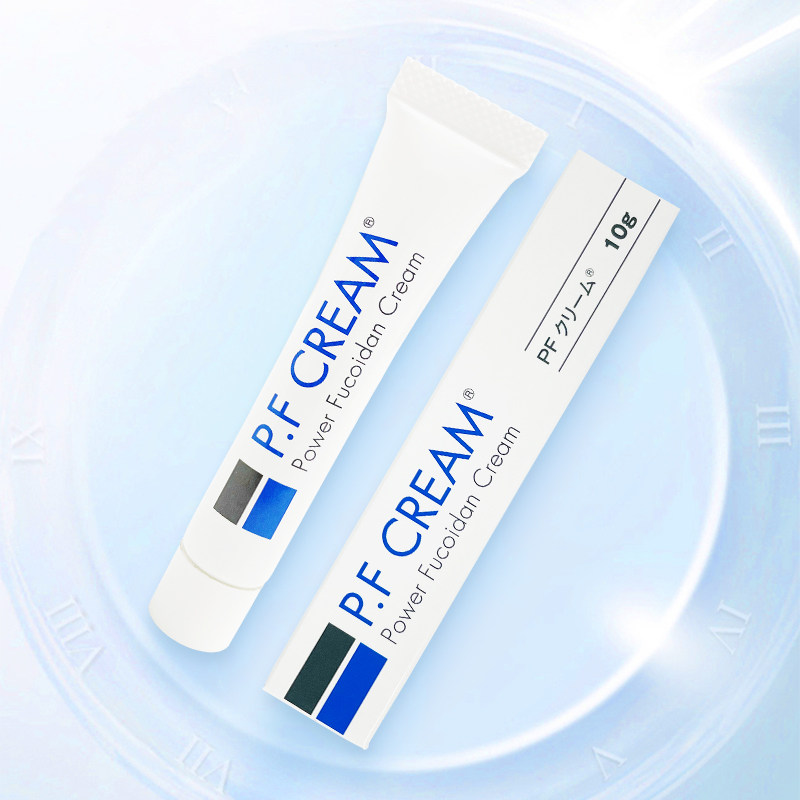 日本PF CREAM修护霜10g海藻修复膏奇迹淡化痘印痘坑男女防止痘印_虎窝淘