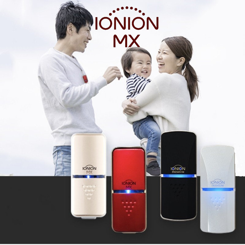 日本IONION MX LX怡奥恩便携随式负离子空气净化器除甲醛防雾霾二手烟花粉PM2.5清新空气迷你项链挂脖子式_虎窝淘