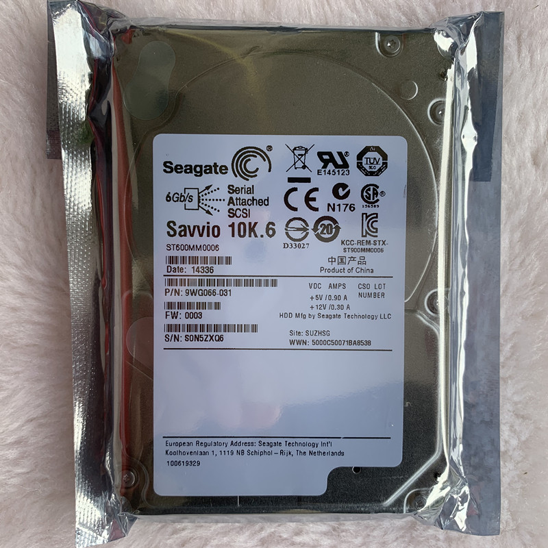 全新1万转10K希捷2.5寸600G服务器硬盘SAS 12G企业级NAS存储阵列_虎窝淘