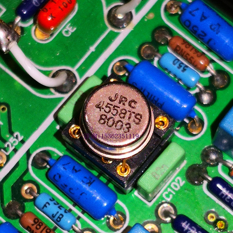 4558T金封双运放 JRC4558T 4558TM拆机原字进口8脚运放 4558_虎窝淘