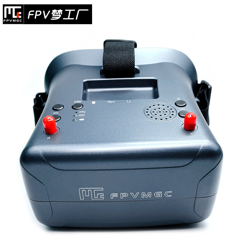 VR视频眼镜 5.8g 40CH频道双接收 4.3寸 008D高清 DVR内置电池_虎窝淘