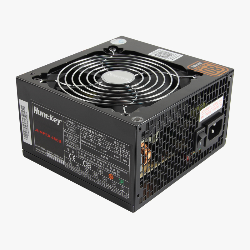 航嘉Jumper450B电源450W铜牌台式机电脑电源全电压主机箱电源_虎窝淘