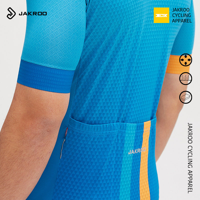 JAKROO经典春夏季男士短袖骑行服速干透气户外骑行装备单车服饰_虎窝淘
