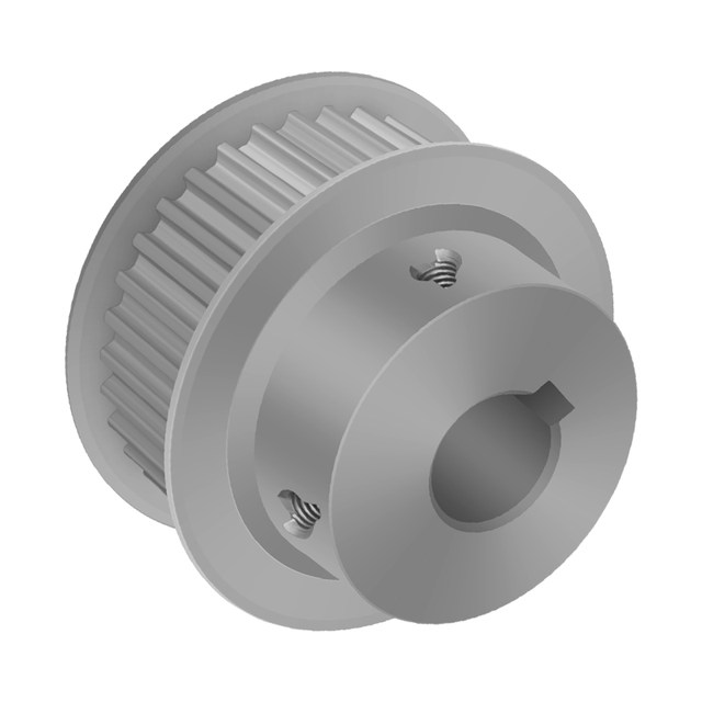 S5M19 tooth synchronous pulley boss groove width 17 BF type Synchronous ...
