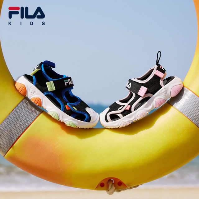 FILA KIDS Fila Children's Shoes Children's Sandals Summer Style Men's and Women's Children's ...