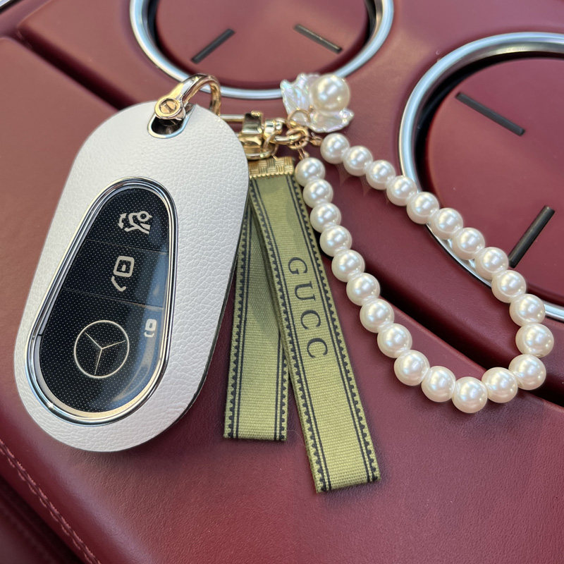 适用于23款奔驰迈巴赫s480新c260l s级gls s680车用钥匙包套女士_虎窝淘