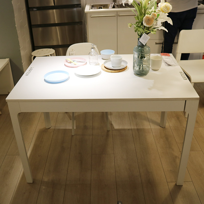 国内宜家伊克多兰可折叠餐桌可折叠餐桌伸缩家用现代简约桌子IKEA_虎窝淘