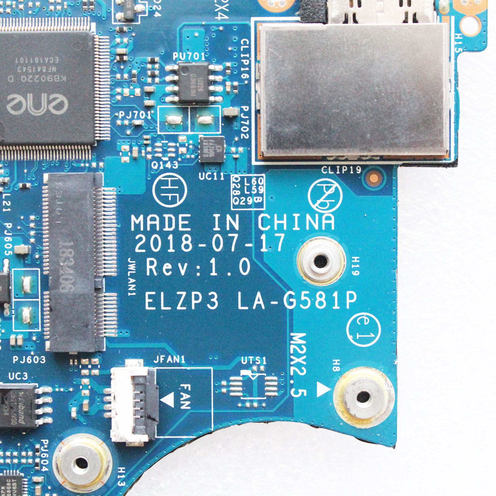 联想 Yoga 730-13IWL主板 5B20T028009 i7-8565U 16G LA-G581P_虎窝淘