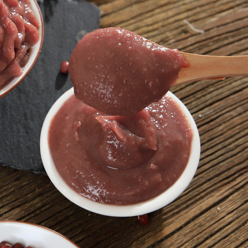 广禧红豆泥罐头920g开罐即食豆沙月饼家用烘焙蛋黄酥饮品奶茶专用_虎窝淘