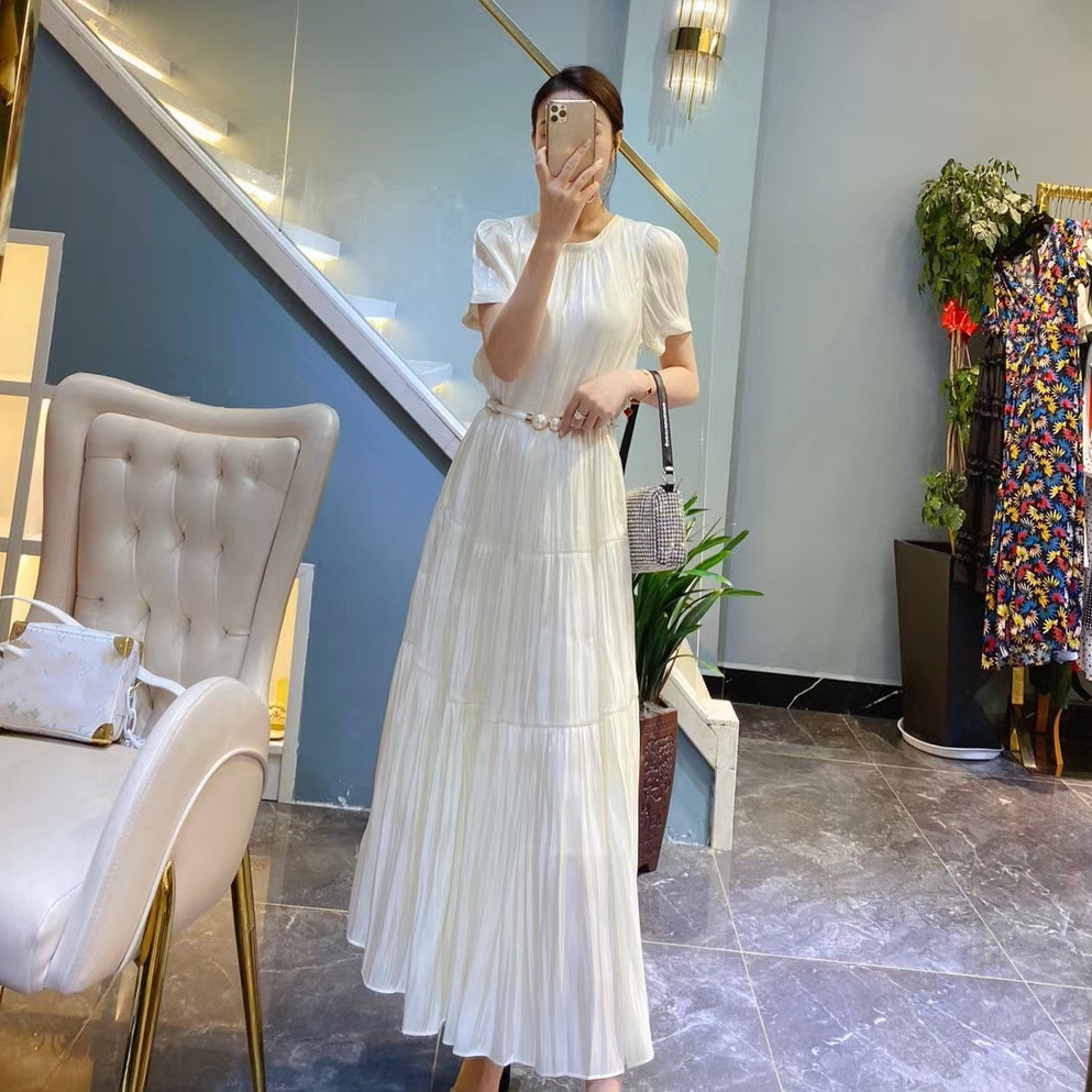 Zizm连衣裙2023新款春法式小众设计仙女高级感长款赫本风生日裙子_虎窝淘