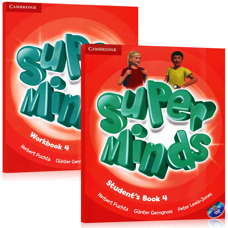 套装2本剑桥少儿英式英语教材 Super Minds Level 4学生用书练习册套装_虎窝淘