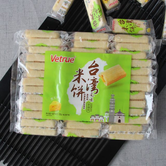 Vetrue, Taiwan flavor rice cake cheese flavor/egg yolk flavor 320g*6 ...