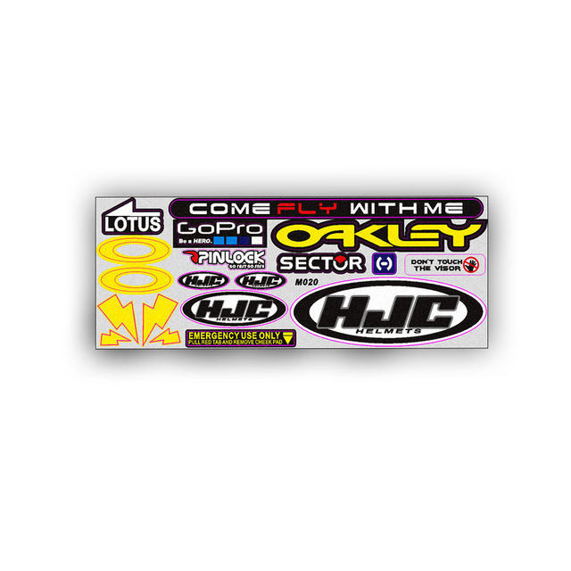 Suitable for motorcycles, motorcycles, hjc helmet stickers, full ...
