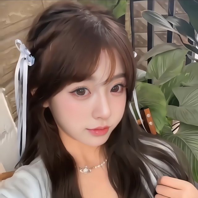 White bow streamer hair clip girl pink sweet cool escape princess ...