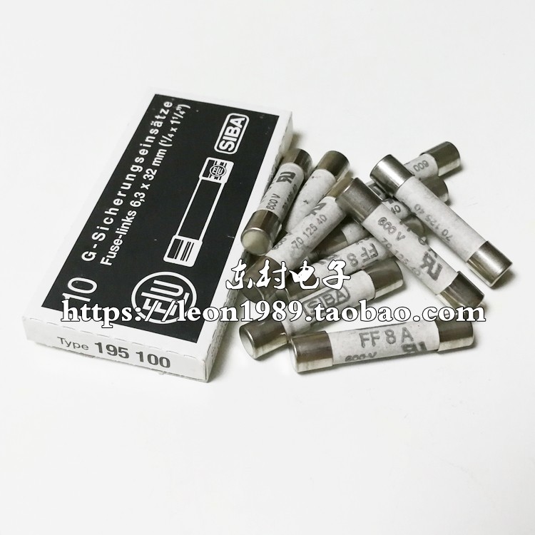 德国西霸SIBA原装超快速保险丝管 6*32mm FF1A 7012540.1A 600V_虎窝淘