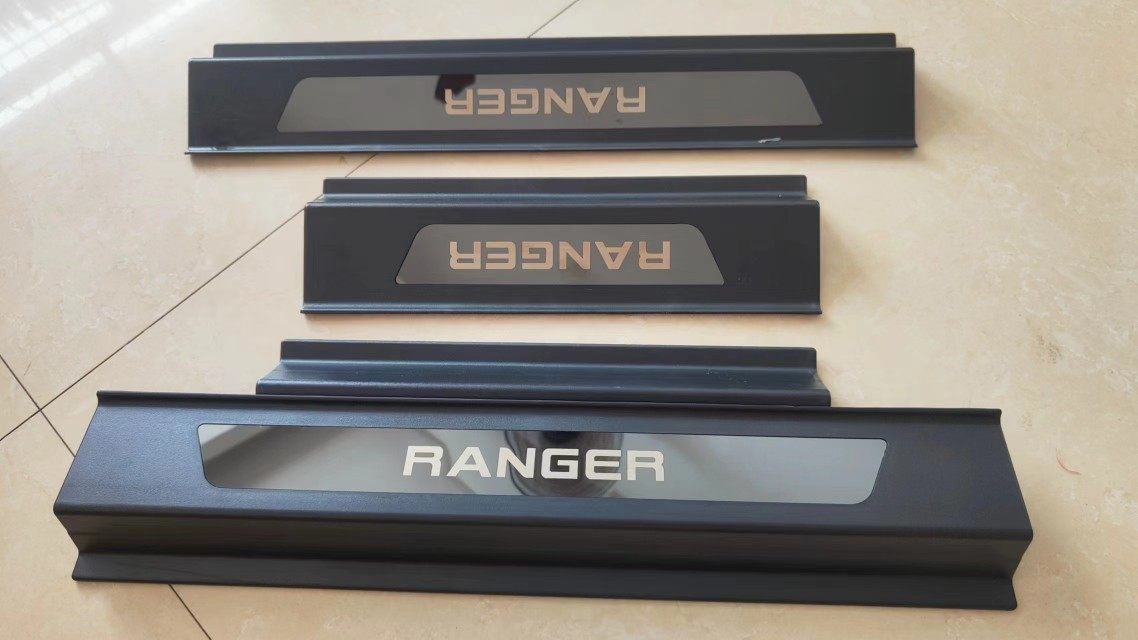 适用2023年福特RANGER T9皮卡改装车门越野门槛迎宾踏板防刮花垫_虎窝淘