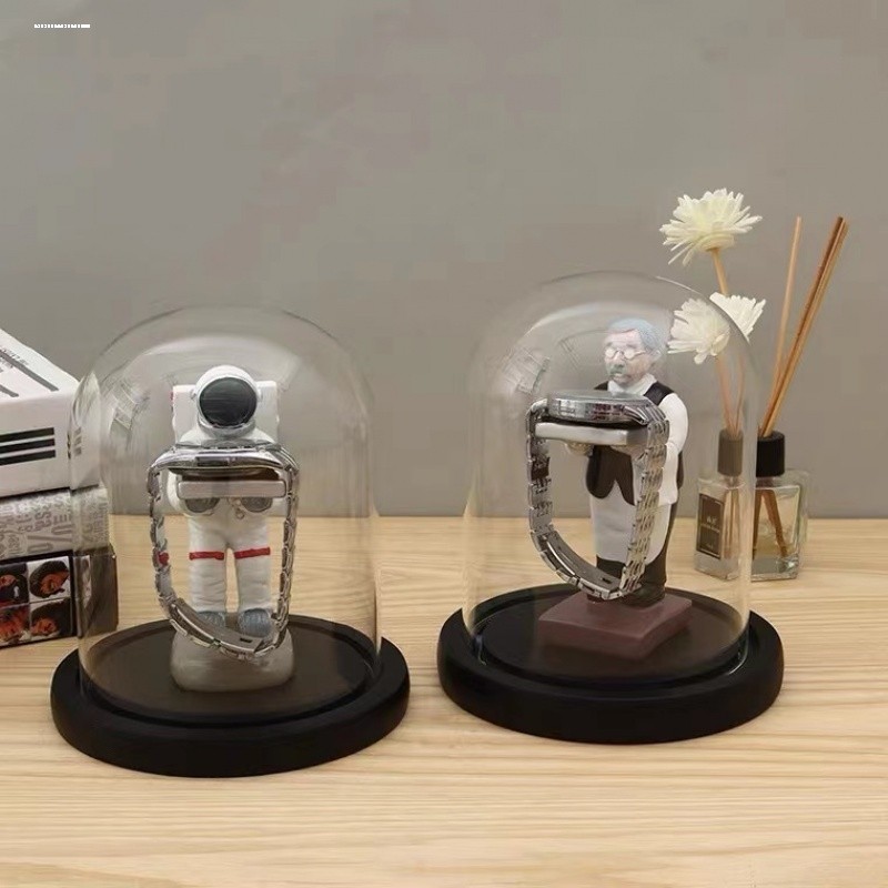 手表架托创意宇航员太空人老管家苹果手表台收纳托盘展示支架家用_虎窝淘