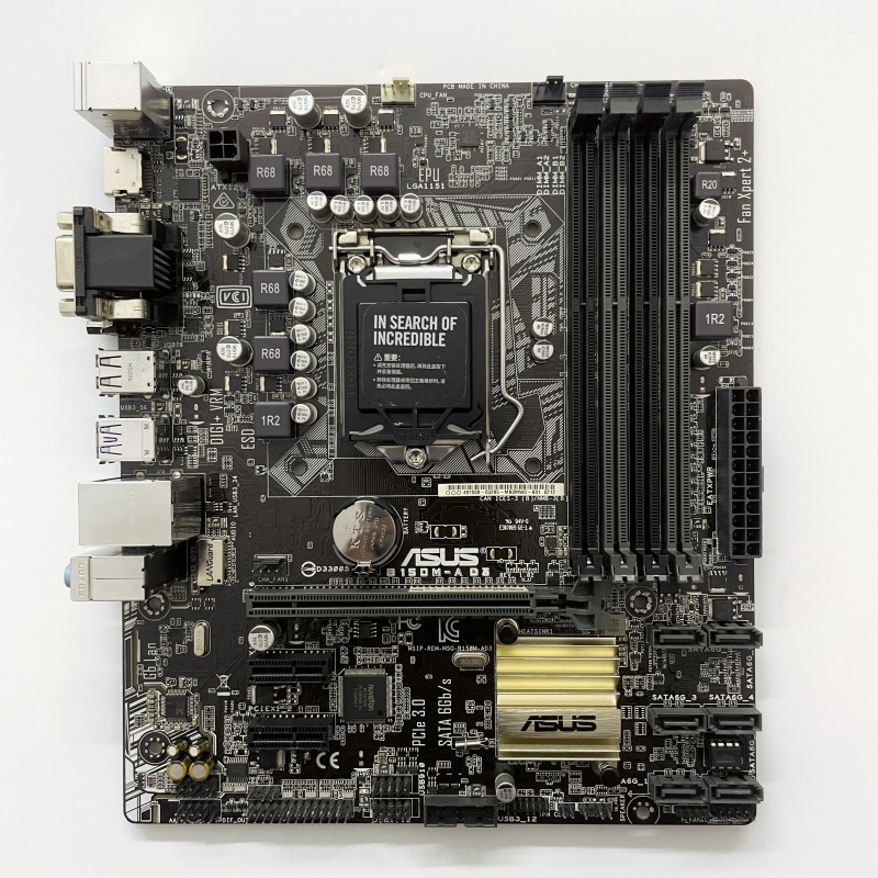 一年换新库存新 Asus/华硕 B150M-A D3 1151主板 DDR3支持E3 V5_虎窝淘