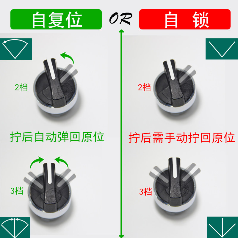 施耐德款旋钮自复位XB2-BD53C 2档3档 XB2-BD33C/BD34/BD35C73_虎窝淘