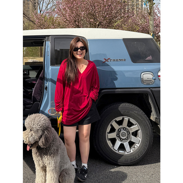 Fat mm slack and thin knitted sweater in summer Muzi ideal large size ...