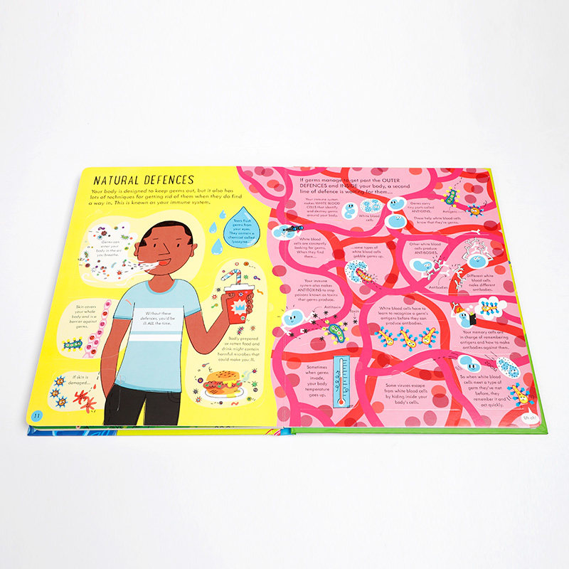 英文原版Usborne See Inside Germs尤斯伯恩看里面系列揭秘细菌儿童英语早教启蒙认知生物知识科普翻翻纸板书stem百科绘本全 ...