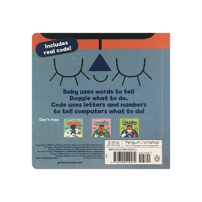 STEAM宝宝编程启蒙:编程与生活 BABY CODE!儿童启蒙纸板书 3-6岁英文读物幼儿STEM科学启蒙图画书幼儿科普英语英文原版绘本进口_虎窝淘